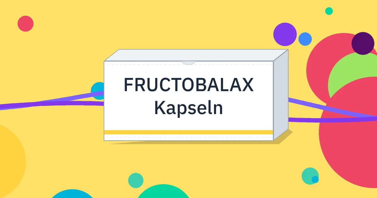 Symbolbild: Packung mit der Aufschrift FRUCTOBALAX Kapseln (PZN 03897054) – Verfügbarkeit und Bezug in Apotheken in Frankfurt am Main