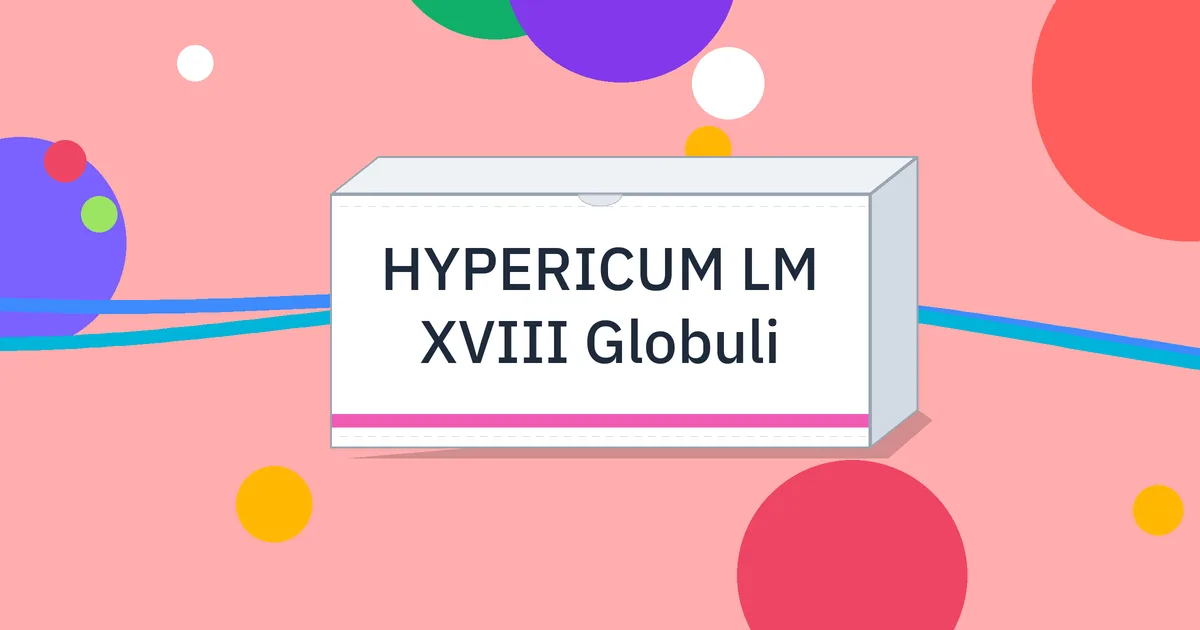 Symbolbild: Packung mit der Aufschrift HYPERICUM LM XVIII Globuli (PZN 02659418) – Verfügbarkeit und Bezug in Apotheken in Frankfurt am Main