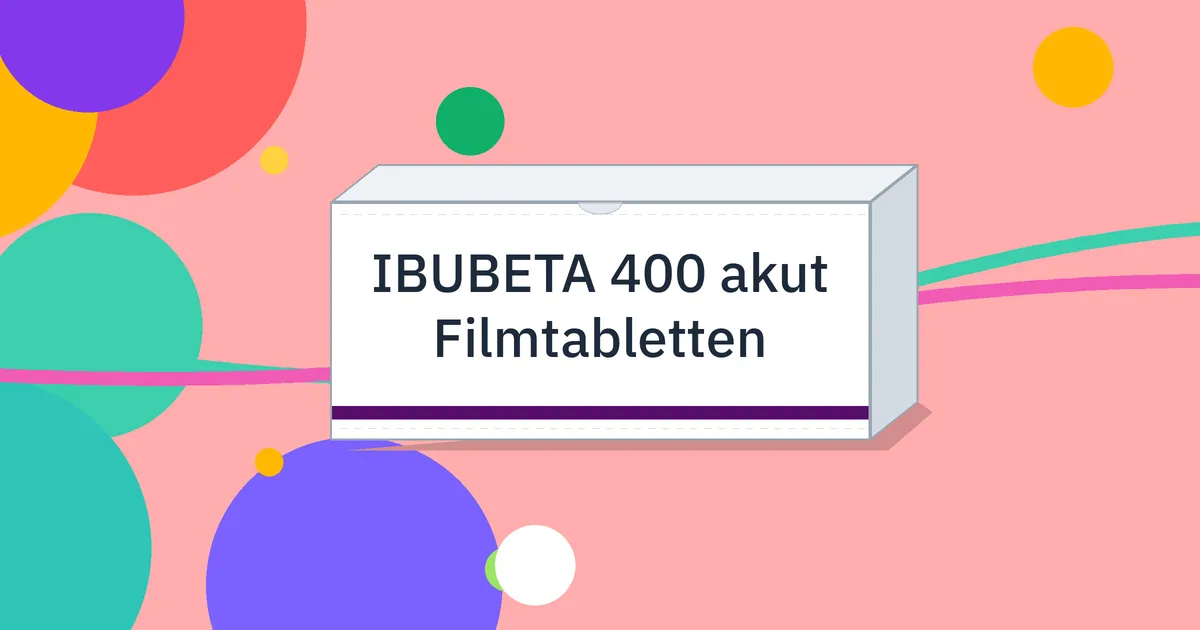 Symbolbild: Packung mit der Aufschrift IBUBETA 400 akut Filmtabletten (PZN 00179720) – Verfügbarkeit und Bezug in Apotheken in Frankfurt am Main
