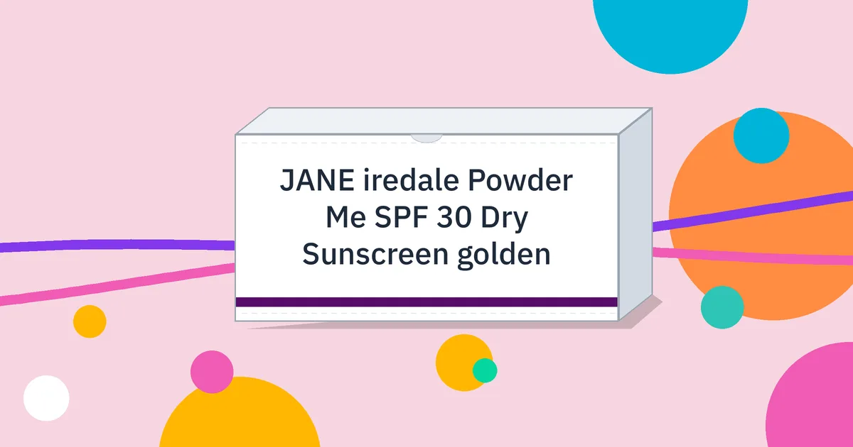 Symbolbild: Packung mit der Aufschrift JANE iredale Powder Me SPF 30 Dry Sunscreen golden (PZN 15197669) – Verfügbarkeit und Bezug in Apotheken in Frankfurt am Main
