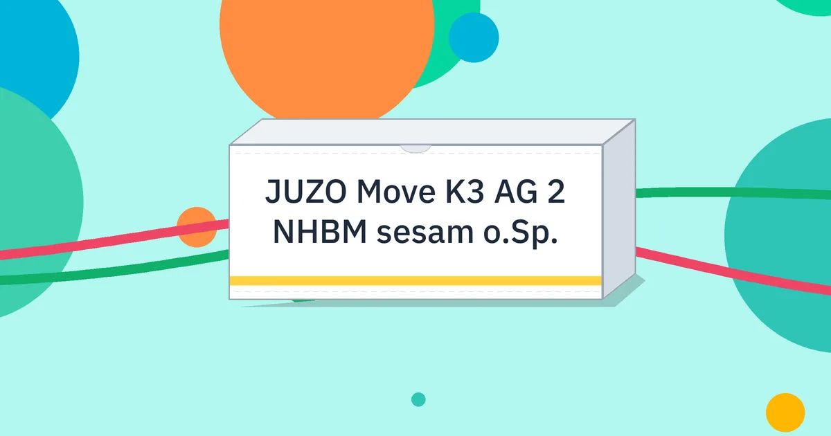 Symbolbild: Packung mit der Aufschrift JUZO Move K3 AG 2 NHBM sesam o.Sp. (PZN 18576798) – Verfügbarkeit und Bezug in Apotheken in Frankfurt am Main