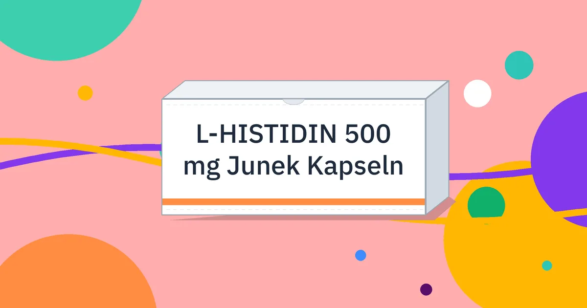 Symbolbild: Packung mit der Aufschrift L-HISTIDIN 500 mg Junek Kapseln (PZN 00133391) – Verfügbarkeit und Bezug in Apotheken in Frankfurt am Main