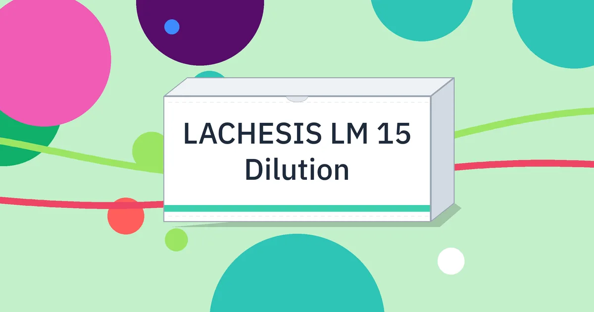 Symbolbild: Packung mit der Aufschrift LACHESIS LM 15 Dilution (PZN 12929379) – Verfügbarkeit und Bezug in Apotheken in Frankfurt am Main