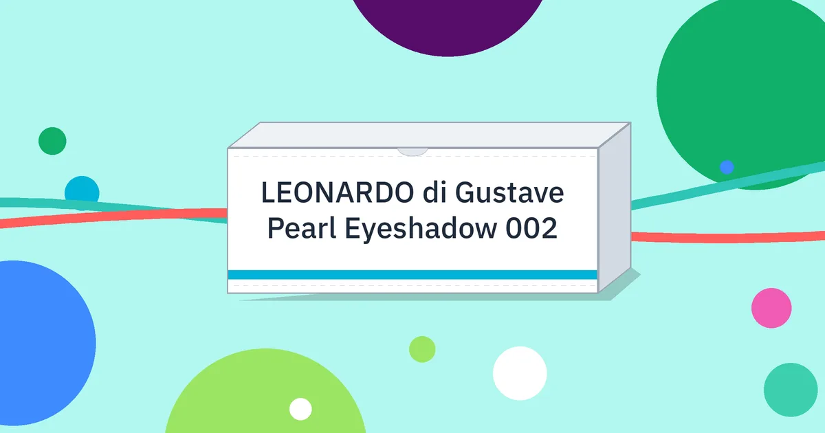 Symbolbild: Packung mit der Aufschrift LEONARDO di Gustave Pearl Eyeshadow 002 (PZN 07797355) – Verfügbarkeit und Bezug in Apotheken in Frankfurt am Main