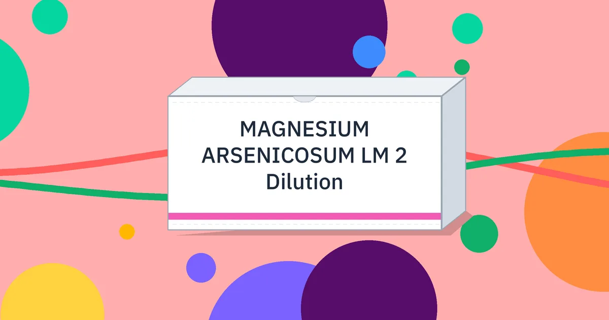 Symbolbild: Packung mit der Aufschrift MAGNESIUM ARSENICOSUM LM 2 Dilution (PZN 12935983) – Verfügbarkeit und Bezug in Apotheken in Frankfurt am Main