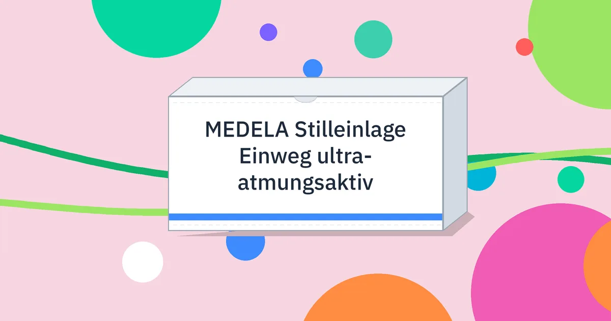 Symbolbild: Packung mit der Aufschrift MEDELA Stilleinlage Einweg ultra-atmungsaktiv (PZN 19233882) – Verfügbarkeit und Bezug in Apotheken in Frankfurt am Main