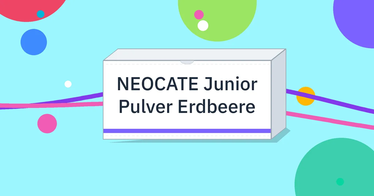 Symbolbild: Packung mit der Aufschrift NEOCATE Junior Pulver Erdbeere (PZN 20099489) – Verfügbarkeit und Bezug in Apotheken in Frankfurt am Main