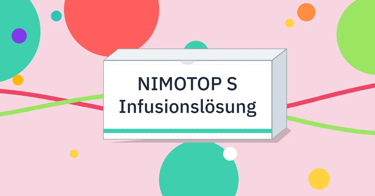 Symbolbild: Packung mit der Aufschrift NIMOTOP S Infusionslösung (PZN 03673194) – Verfügbarkeit und Bezug in Apotheken in Frankfurt am Main