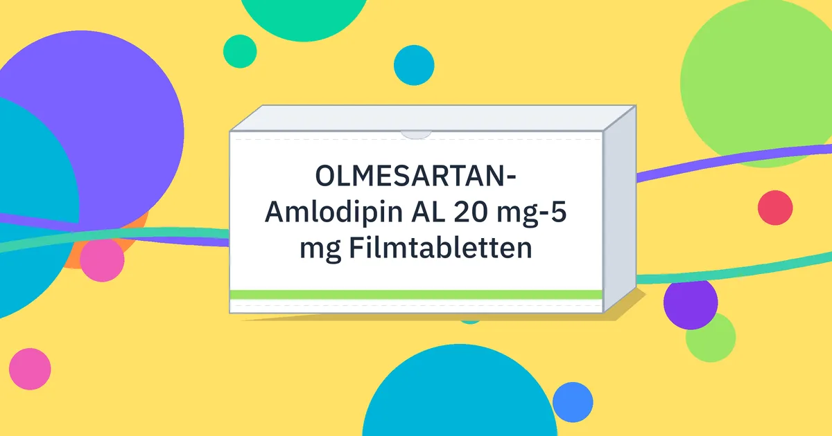 Symbolbild: Packung mit der Aufschrift OLMESARTAN-Amlodipin AL 20 mg-5 mg Filmtabletten (PZN 13878336) – Verfügbarkeit und Bezug in Apotheken in Frankfurt am Main