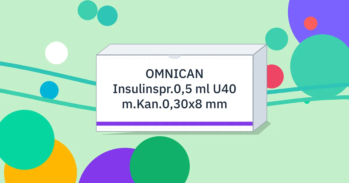 Symbolbild: Packung mit der Aufschrift OMNICAN Insulinspr.0,5 ml U40 m.Kan.0,30x8 mm (PZN 15746366) – Verfügbarkeit und Bezug in Apotheken in Frankfurt am Main