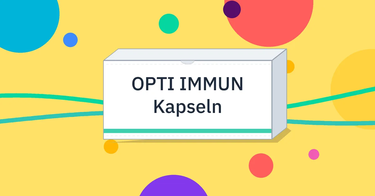 Symbolbild: Packung mit der Aufschrift OPTI IMMUN Kapseln (PZN 06435325) – Verfügbarkeit und Bezug in Apotheken in Frankfurt am Main