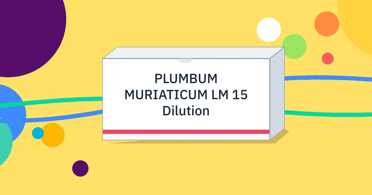 Symbolbild: Packung mit der Aufschrift PLUMBUM MURIATICUM LM 15 Dilution (PZN 13041609) – Verfügbarkeit und Bezug in Apotheken in Frankfurt am Main