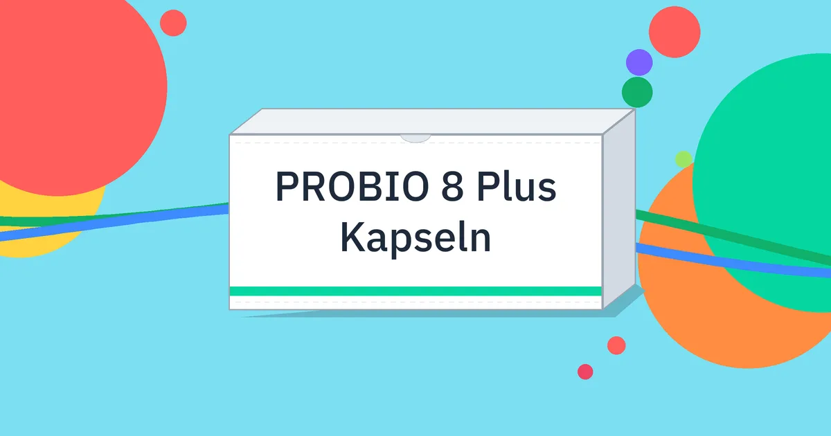 Symbolbild: Packung mit der Aufschrift PROBIO 8 Plus Kapseln (PZN 09376468) – Verfügbarkeit und Bezug in Apotheken in Frankfurt am Main