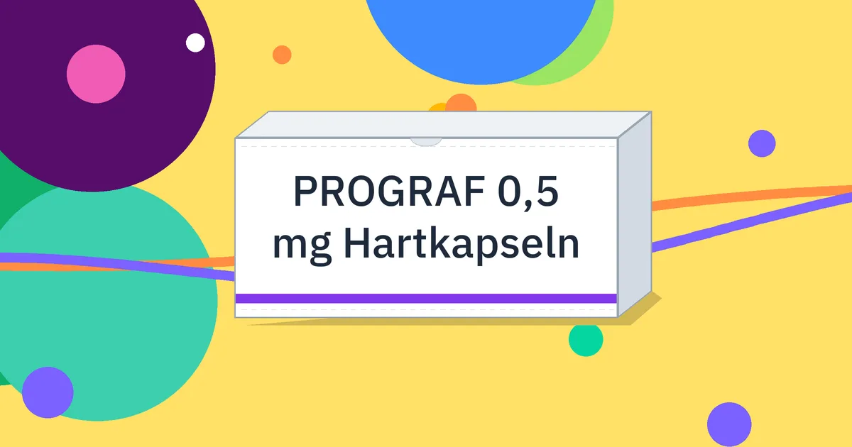 Symbolbild: Packung mit der Aufschrift PROGRAF 0,5 mg Hartkapseln (PZN 04983844) – Verfügbarkeit und Bezug in Apotheken in Frankfurt am Main