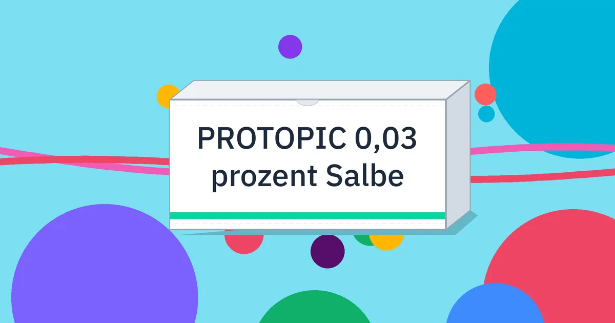 Symbolbild: Packung mit der Aufschrift PROTOPIC 0,03 prozent Salbe (PZN 19556510) – Verfügbarkeit und Bezug in Apotheken in Frankfurt am Main