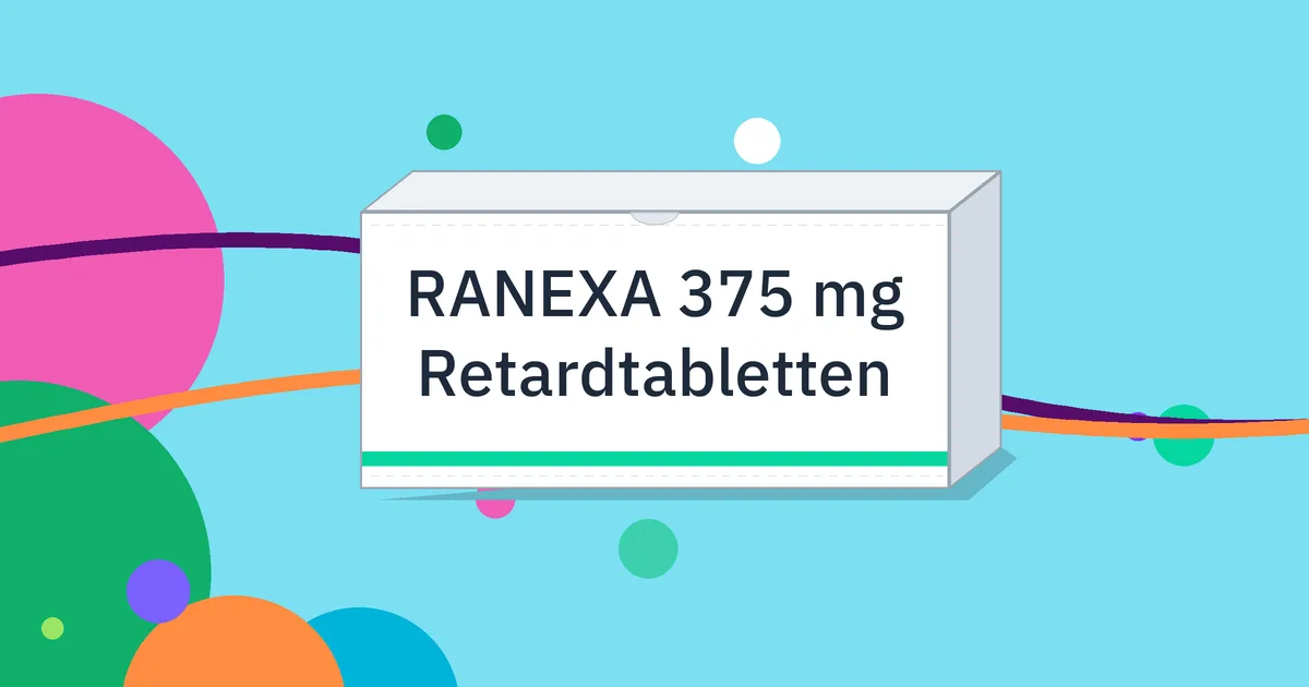 Symbolbild: Packung mit der Aufschrift RANEXA 375 mg Retardtabletten (PZN 18763106) – Verfügbarkeit und Bezug in Apotheken in Frankfurt am Main