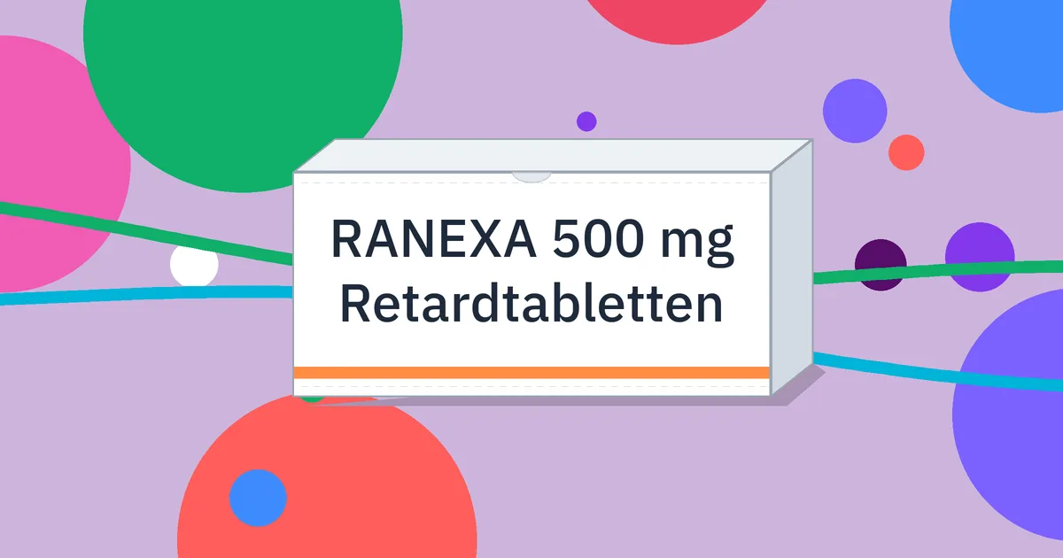 Symbolbild: Packung mit der Aufschrift RANEXA 500 mg Retardtabletten (PZN 17308268) – Verfügbarkeit und Bezug in Apotheken in Frankfurt am Main
