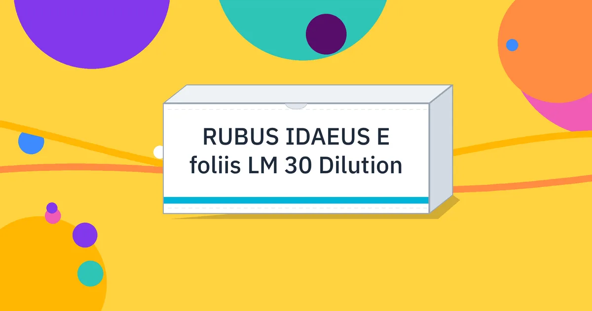 Symbolbild: Packung mit der Aufschrift RUBUS IDAEUS E foliis LM 30 Dilution (PZN 13682053) – Verfügbarkeit und Bezug in Apotheken in Frankfurt am Main