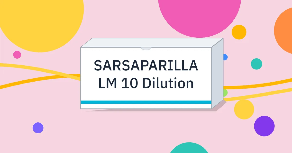 Symbolbild: Packung mit der Aufschrift SARSAPARILLA LM 10 Dilution (PZN 13183054) – Verfügbarkeit und Bezug in Apotheken in Frankfurt am Main