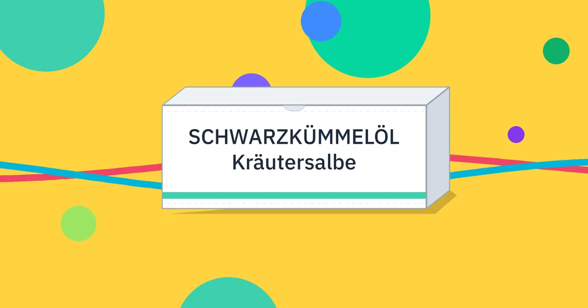 Symbolbild: Packung mit der Aufschrift SCHWARZKÜMMELÖL Kräutersalbe (PZN 18701186) – Verfügbarkeit und Bezug in Apotheken in Frankfurt am Main