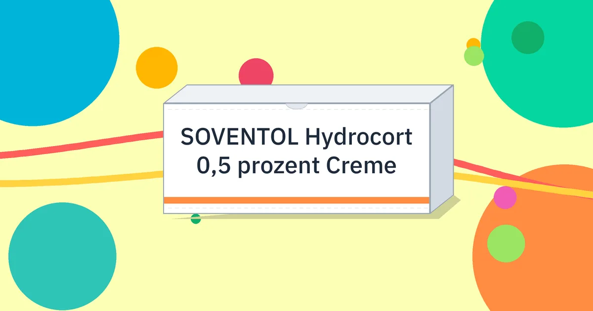 Symbolbild: Packung mit der Aufschrift SOVENTOL Hydrocort 0,5 prozent Creme (PZN 04465121) – Verfügbarkeit und Bezug in Apotheken in Frankfurt am Main