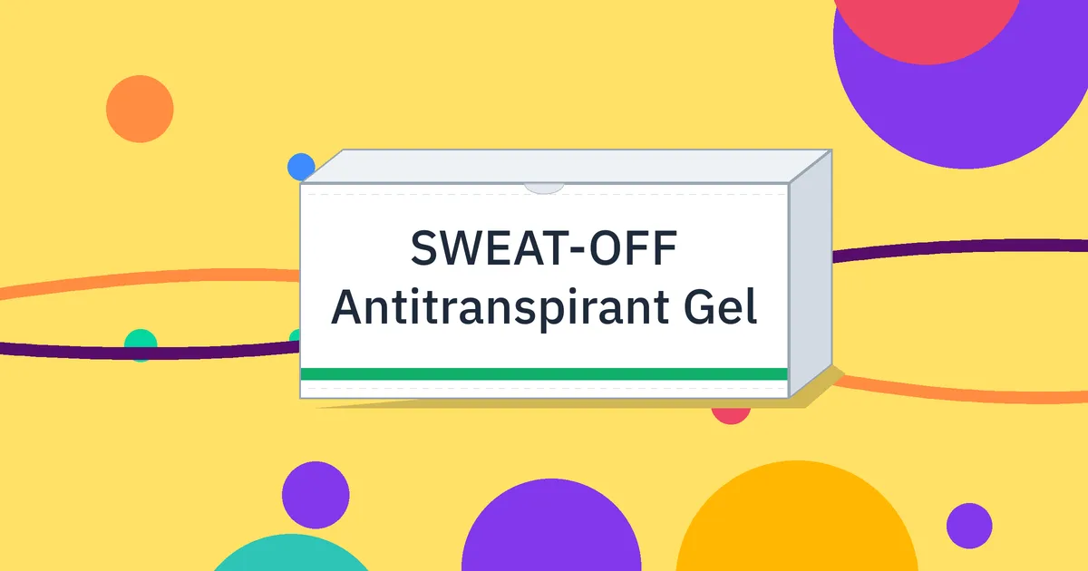 Symbolbild: Packung mit der Aufschrift SWEAT-OFF Antitranspirant Gel (PZN 17976834) – Verfügbarkeit und Bezug in Apotheken in Frankfurt am Main