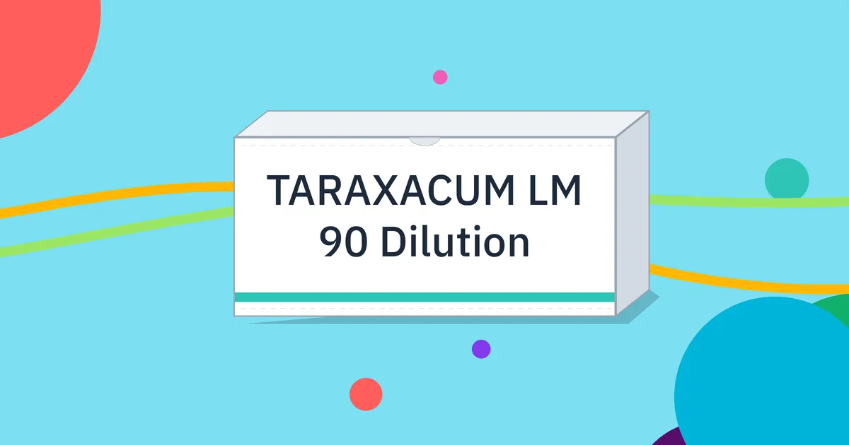 Symbolbild: Packung mit der Aufschrift TARAXACUM LM 90 Dilution (PZN 13214576) – Verfügbarkeit und Bezug in Apotheken in Frankfurt am Main