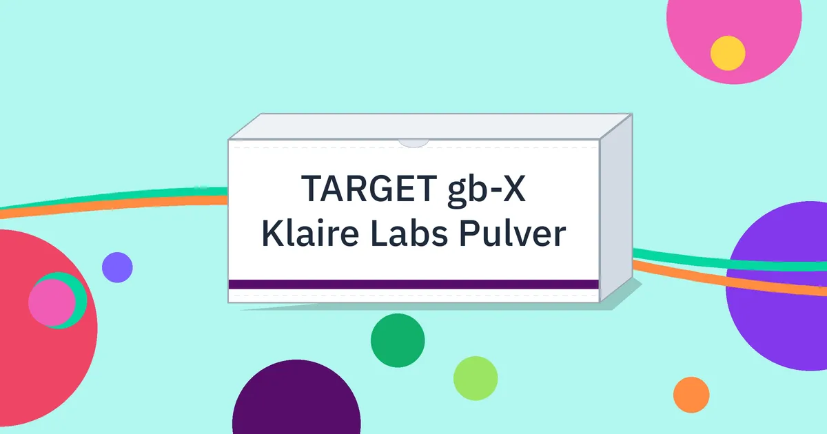 Symbolbild: Packung mit der Aufschrift TARGET gb-X Klaire Labs Pulver (PZN 19345960) – Verfügbarkeit und Bezug in Apotheken in Frankfurt am Main