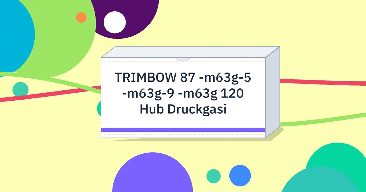 Symbolbild: Packung mit der Aufschrift TRIMBOW 87 -m63g-5 -m63g-9 -m63g 120 Hub Druckgasi (PZN 18163642) – Verfügbarkeit und Bezug in Apotheken in Frankfurt am Main