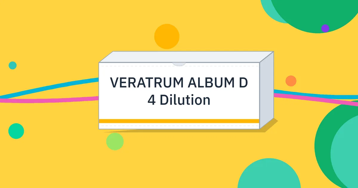 Symbolbild: Packung mit der Aufschrift VERATRUM ALBUM D 4 Dilution (PZN 01788875) – Verfügbarkeit und Bezug in Apotheken in Frankfurt am Main