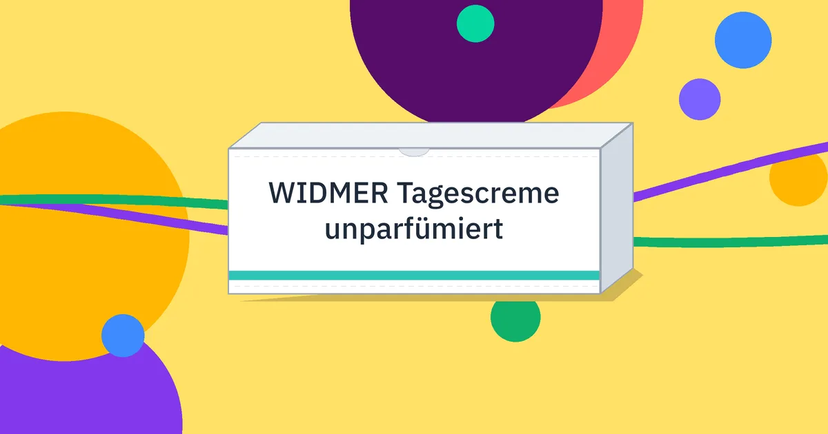 Symbolbild: Packung mit der Aufschrift WIDMER Tagescreme unparfümiert (PZN 09949059) – Verfügbarkeit und Bezug in Apotheken in Frankfurt am Main