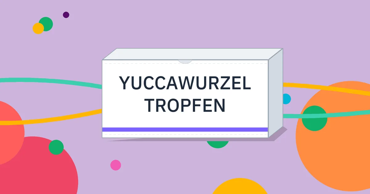 Symbolbild: Packung mit der Aufschrift YUCCAWURZEL TROPFEN (PZN 14283757) – Verfügbarkeit und Bezug in Apotheken in Frankfurt am Main