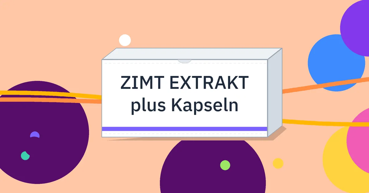 Symbolbild: Packung mit der Aufschrift ZIMT EXTRAKT plus Kapseln (PZN 17427085) – Verfügbarkeit und Bezug in Apotheken in Frankfurt am Main