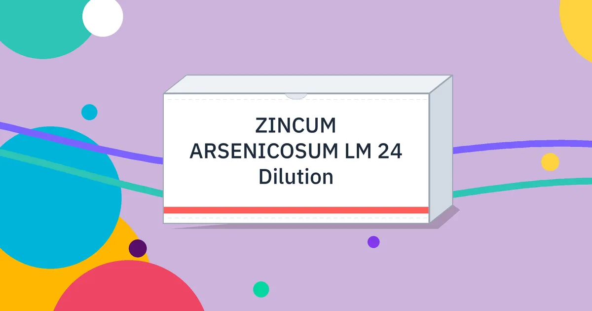 Symbolbild: Packung mit der Aufschrift ZINCUM ARSENICOSUM LM 24 Dilution (PZN 13290809) – Verfügbarkeit und Bezug in Apotheken in Frankfurt am Main