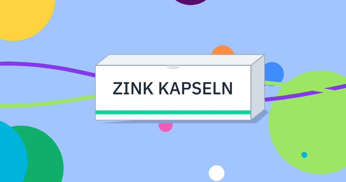 Symbolbild: Packung mit der Aufschrift ZINK KAPSELN (PZN 16654086) – Verfügbarkeit und Bezug in Apotheken in Frankfurt am Main