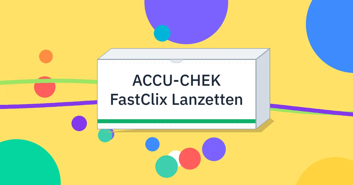Symbolbild: Packung mit der Aufschrift ACCU-CHEK FastClix Lanzetten (PZN 19132359) – Verfügbarkeit und Bezug in Apotheken in Frankfurt am Main