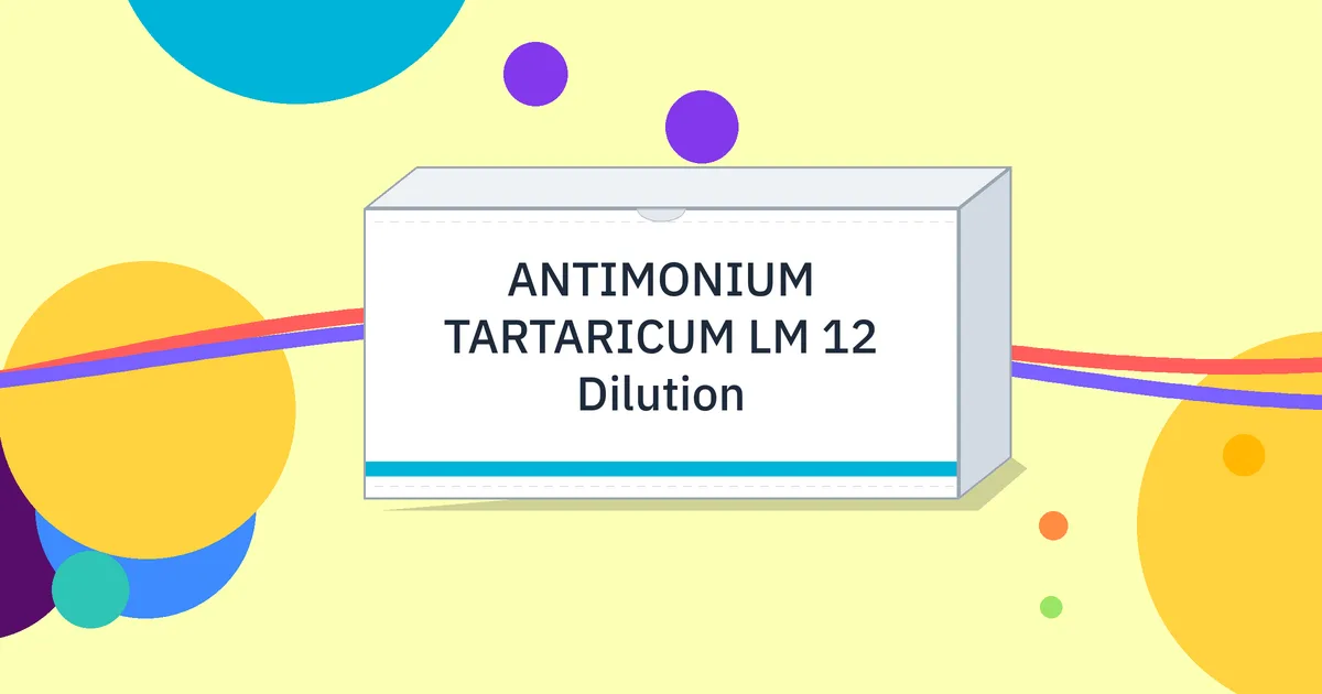 Symbolbild: Packung mit der Aufschrift ANTIMONIUM TARTARICUM LM 12 Dilution (PZN 07539222) – Verfügbarkeit und Bezug in Apotheken in Frankfurt am Main