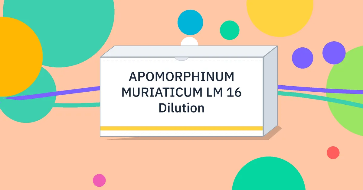 Symbolbild: Packung mit der Aufschrift APOMORPHINUM MURIATICUM LM 16 Dilution (PZN 13381239) – Verfügbarkeit und Bezug in Apotheken in Frankfurt am Main