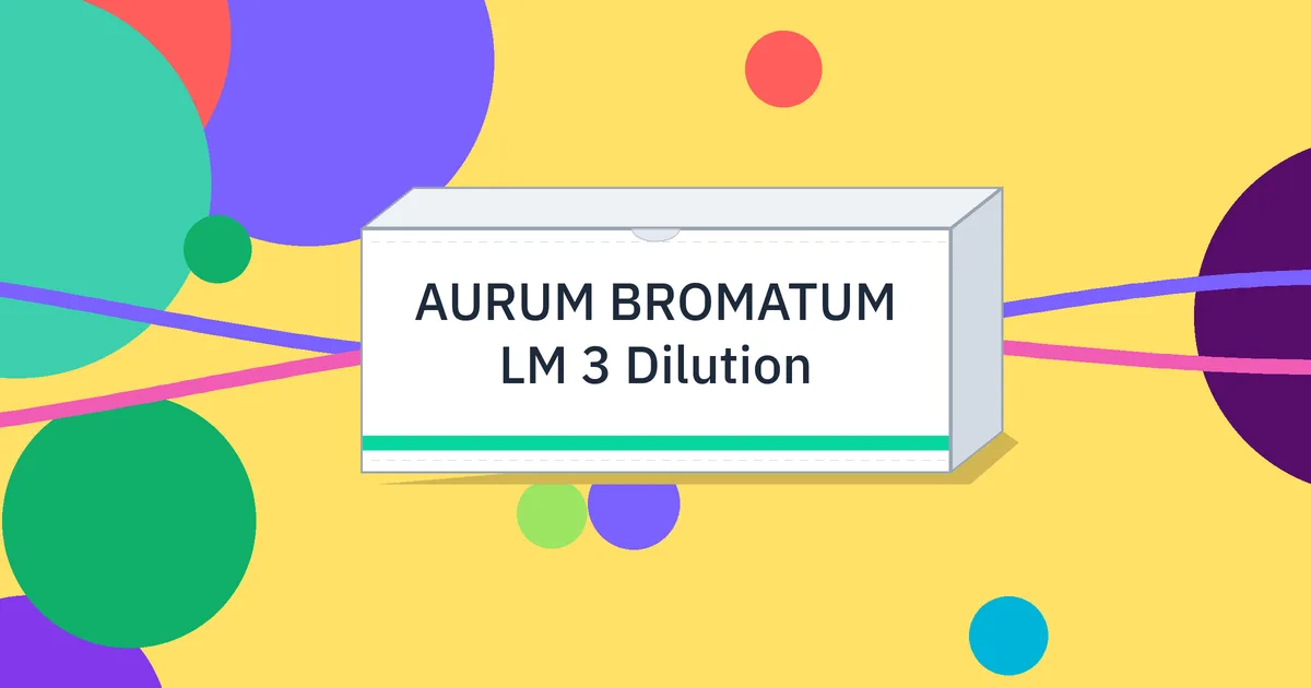 Symbolbild: Packung mit der Aufschrift AURUM BROMATUM LM 3 Dilution (PZN 12783674) – Verfügbarkeit und Bezug in Apotheken in Frankfurt am Main