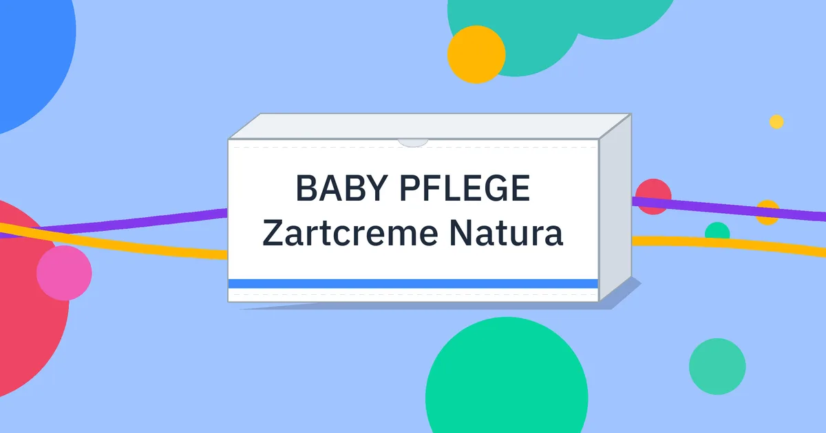 Symbolbild: Packung mit der Aufschrift BABY PFLEGE Zartcreme Natura (PZN 05512294) – Verfügbarkeit und Bezug in Apotheken in Frankfurt am Main