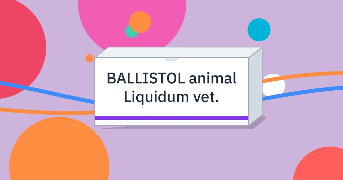 Symbolbild: Packung mit der Aufschrift BALLISTOL animal Liquidum vet. (PZN 03360940) – Verfügbarkeit und Bezug in Apotheken in Frankfurt am Main