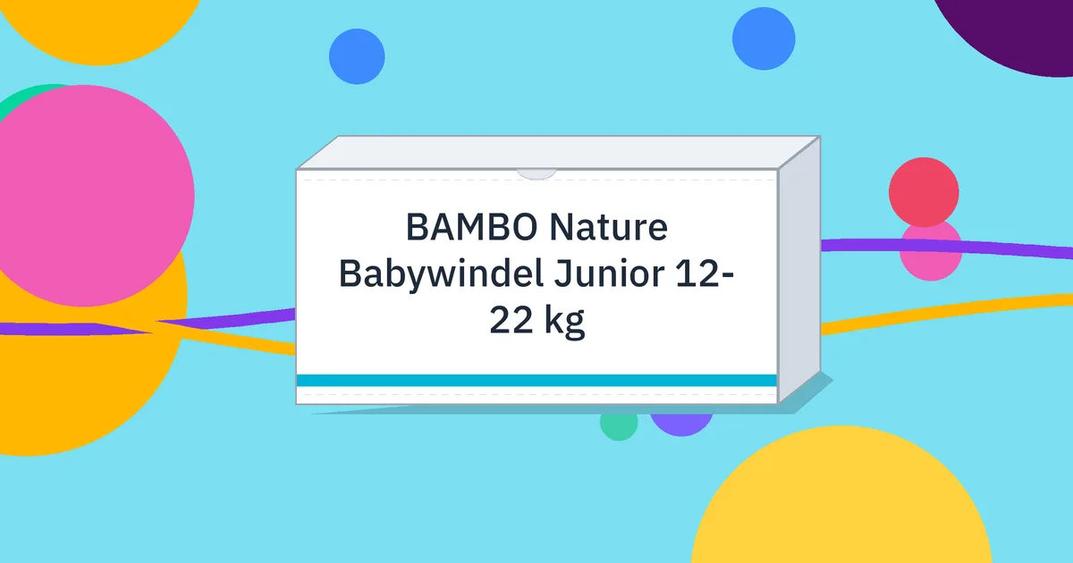 Symbolbild: Packung mit der Aufschrift BAMBO Nature Babywindel Junior 12-22 kg (PZN 08627980) – Verfügbarkeit und Bezug in Apotheken in Frankfurt am Main