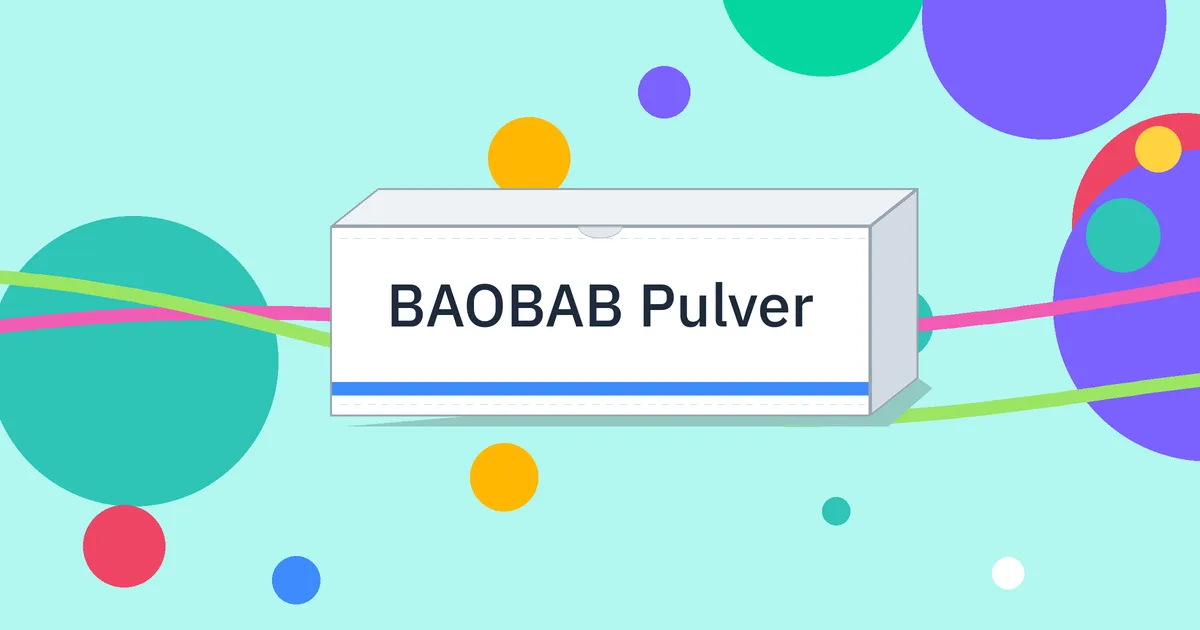 Symbolbild: Packung mit der Aufschrift BAOBAB Pulver (PZN 13364904) – Verfügbarkeit und Bezug in Apotheken in Frankfurt am Main
