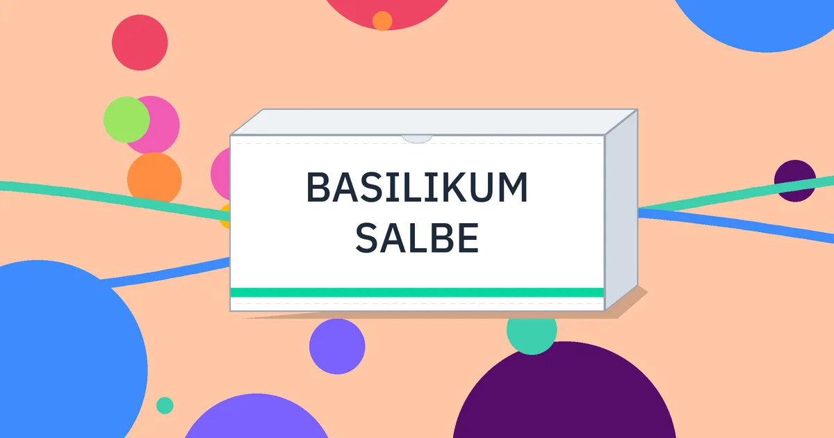 Symbolbild: Packung mit der Aufschrift BASILIKUM SALBE (PZN 17937194) – Verfügbarkeit und Bezug in Apotheken in Frankfurt am Main
