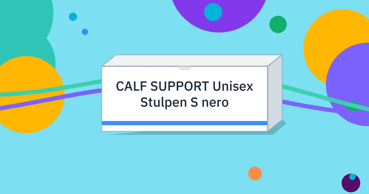 Symbolbild: Packung mit der Aufschrift CALF SUPPORT Unisex Stulpen S nero (PZN 16195193) – Verfügbarkeit und Bezug in Apotheken in Frankfurt am Main