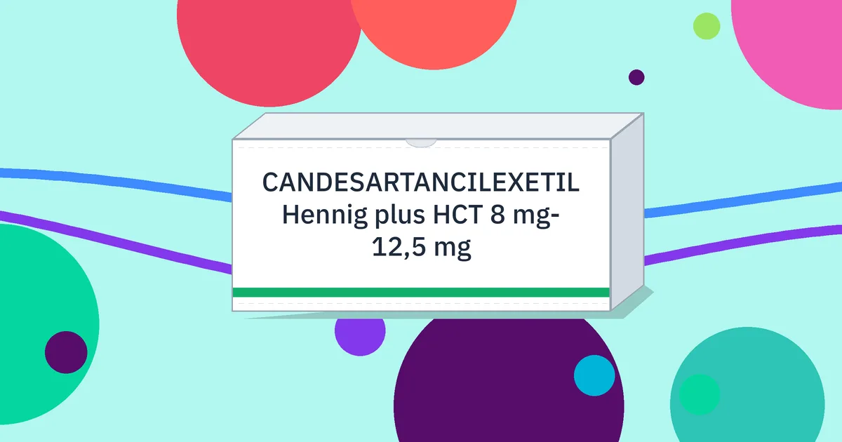 Symbolbild: Packung mit der Aufschrift CANDESARTANCILEXETIL Hennig plus HCT 8 mg-12,5 mg (PZN 09530892) – Verfügbarkeit und Bezug in Apotheken in Frankfurt am Main