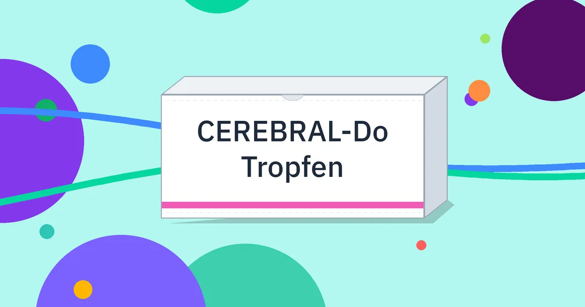 Symbolbild: Packung mit der Aufschrift CEREBRAL-Do Tropfen (PZN 00246327) – Verfügbarkeit und Bezug in Apotheken in Frankfurt am Main