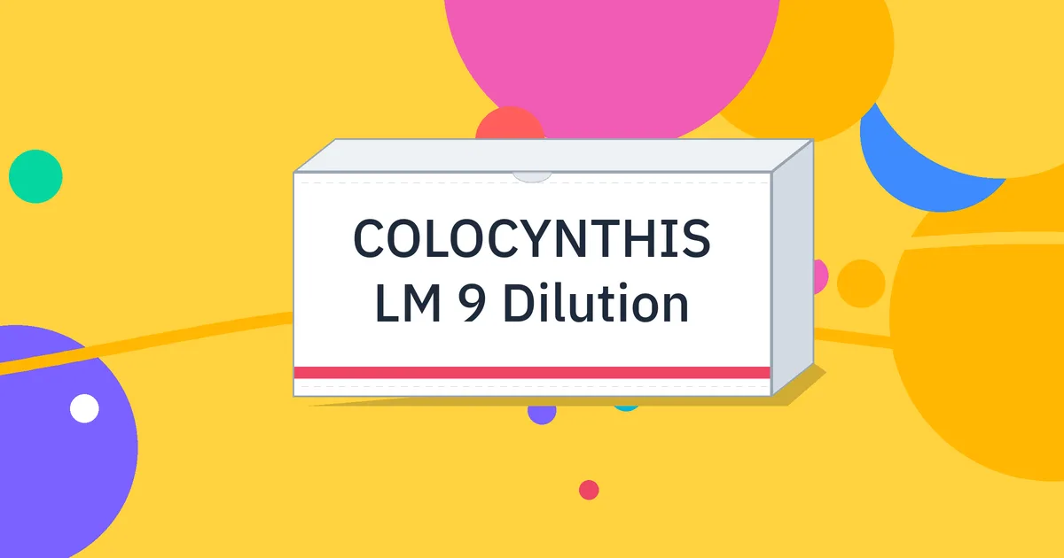 Symbolbild: Packung mit der Aufschrift COLOCYNTHIS LM 9 Dilution (PZN 12832616) – Verfügbarkeit und Bezug in Apotheken in Frankfurt am Main