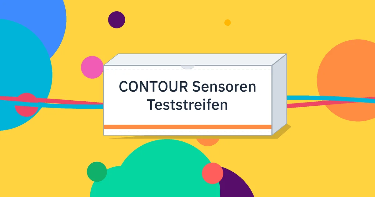 Symbolbild: Packung mit der Aufschrift CONTOUR Sensoren Teststreifen (PZN 20545718) – Verfügbarkeit und Bezug in Apotheken in Frankfurt am Main