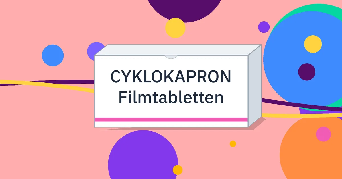 Symbolbild: Packung mit der Aufschrift CYKLOKAPRON Filmtabletten (PZN 01380341) – Verfügbarkeit und Bezug in Apotheken in Frankfurt am Main